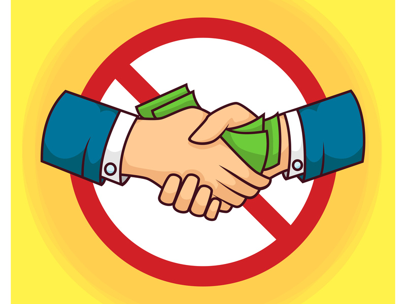 Anti Corruption Hand Sign by Nanashi Creative on Dribbble