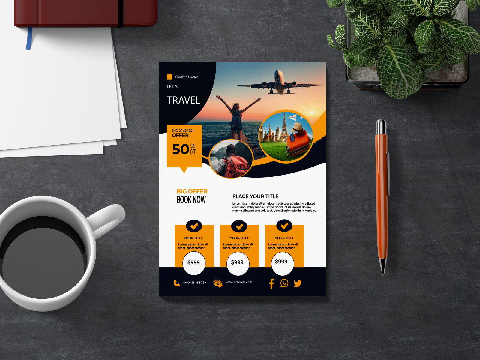 Flyer by Armina on Dribbble