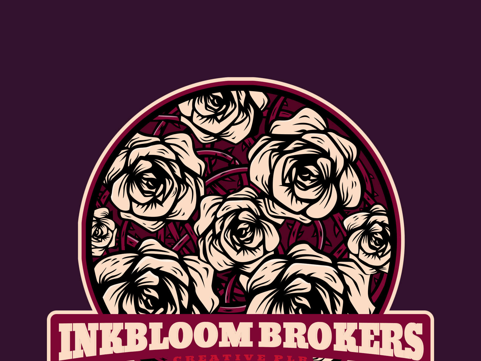 Inkbloom Brokers Logo 01 by Phebe Durand on Dribbble