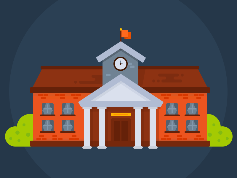 College Illustration by Justas Galaburda on Dribbble