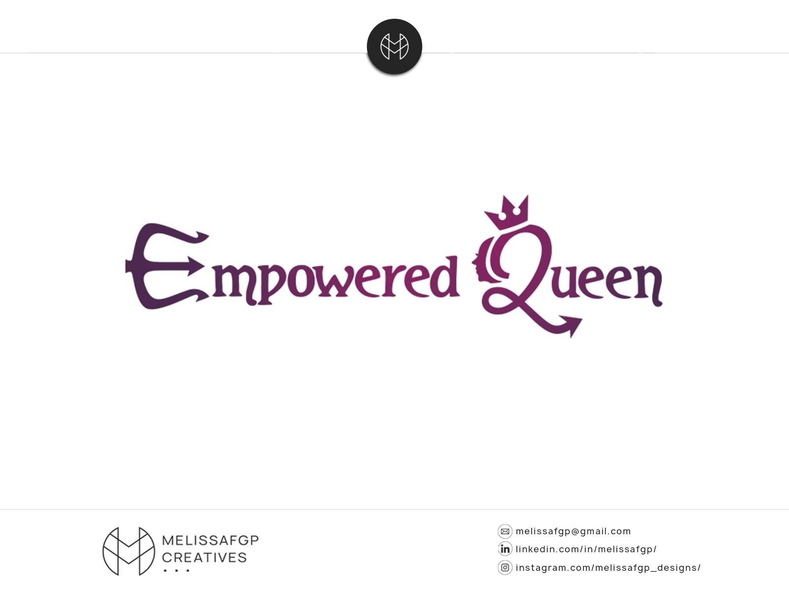 Empowered Queen Logo by Melissafgpcreatives on Dribbble