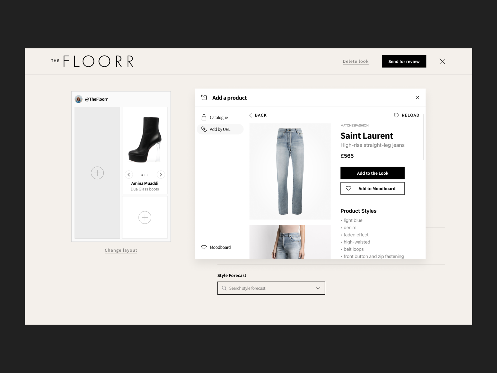 THE FLOOR — Look Builder by Andrew Kravchenko on Dribbble