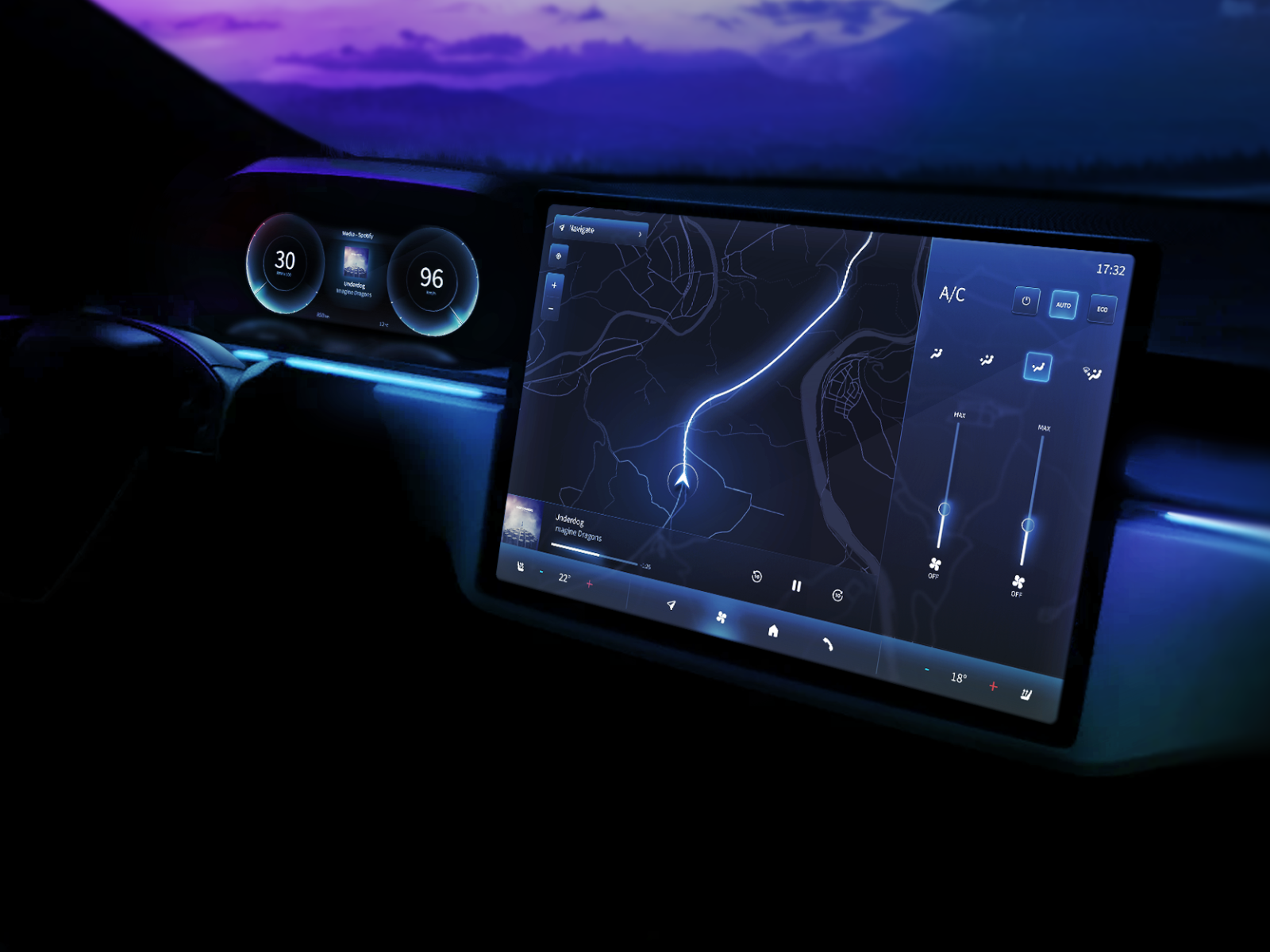 Moonlight design by Kontrolka - HMI and Design on Dribbble
