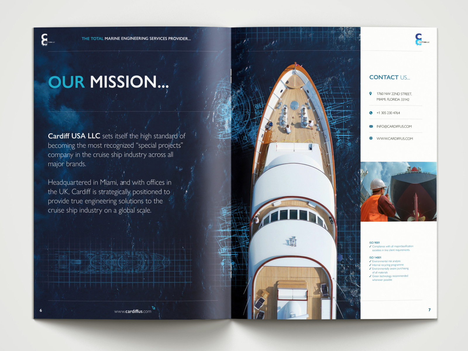 Cardiff USA LLC Sales Brochure by Darren James Higginbottom on Dribbble