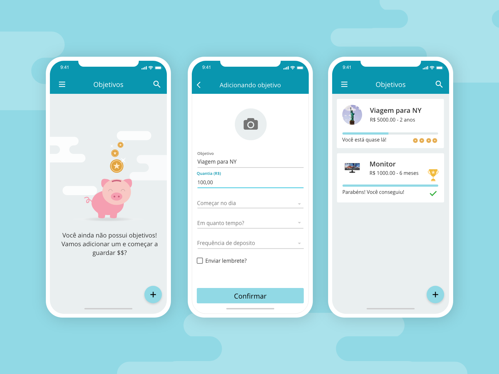 Pigling list and form by Flávia Guaresi on Dribbble