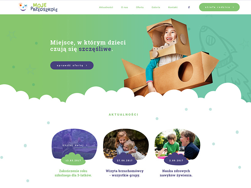 Kindergarten Website by JCD on Dribbble