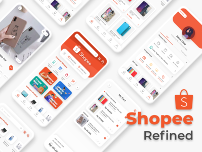 Shopee Mobile App : Refined by Anisa Riska Puteri on Dribbble