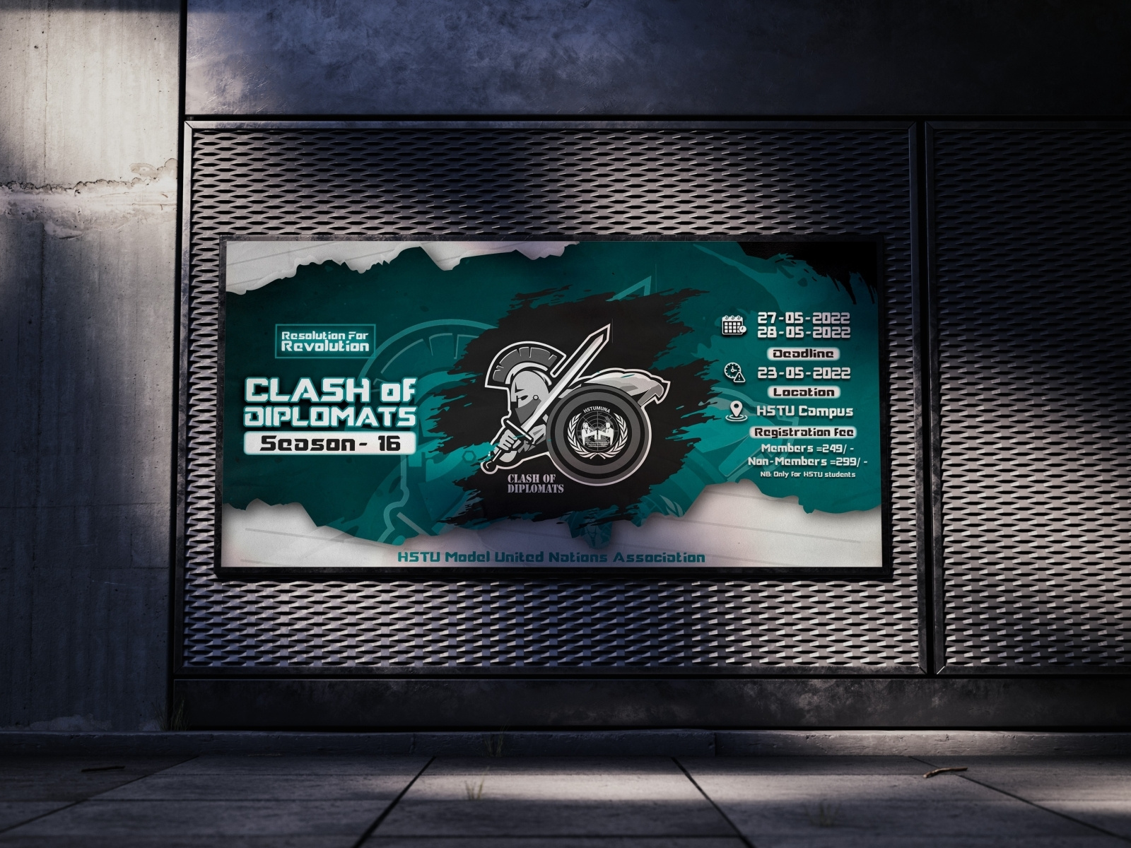 Resolution For Revolution | Banner Design by Fahim Al Mahmud on Dribbble