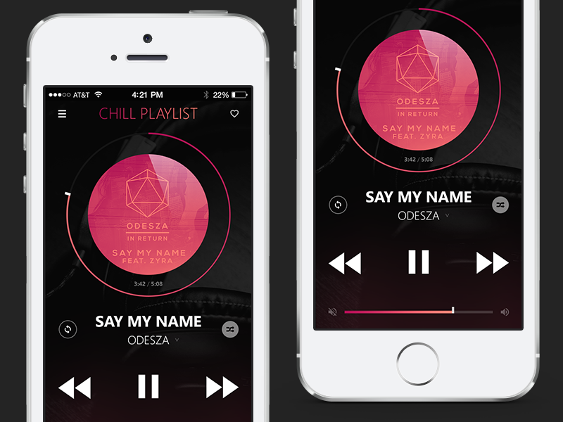 Music Player Idea by Christian Roy on Dribbble