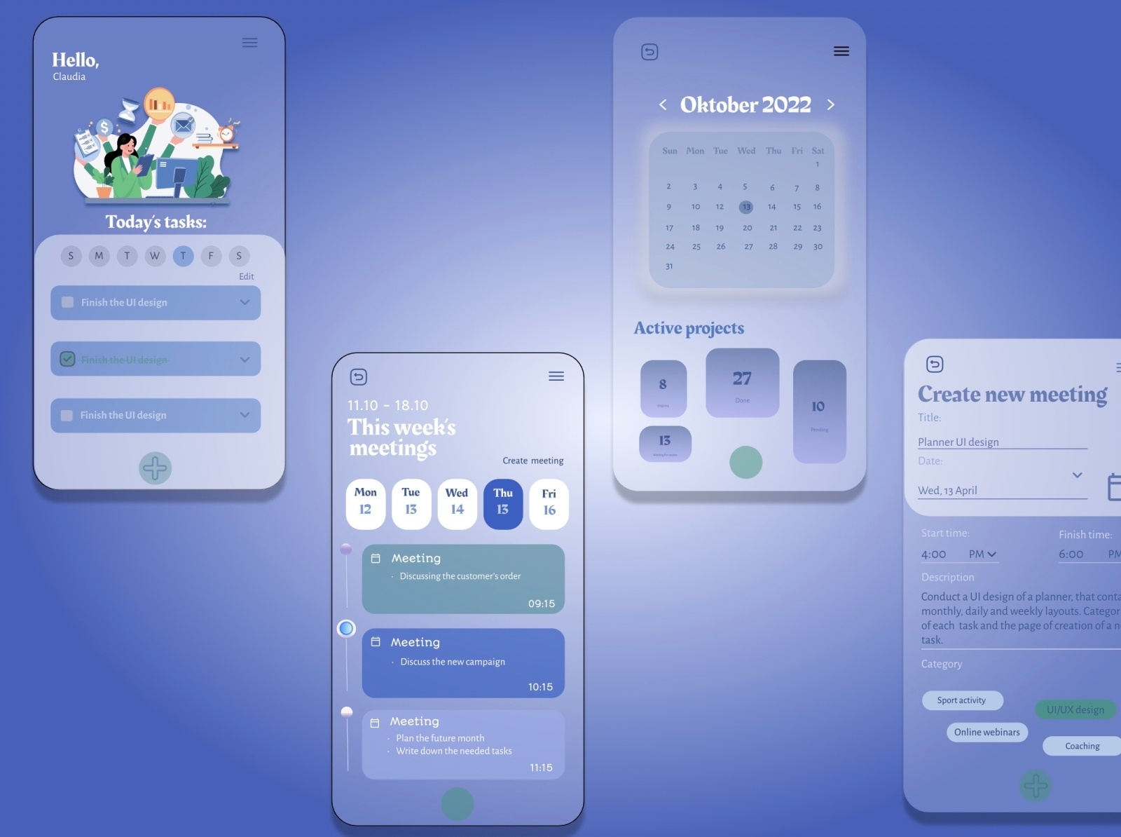 UI For A Time Planner App By MB Digital Agency On Dribbble ui-for-a-time-planner-app-by-mb-digital-agency-on-dribbble