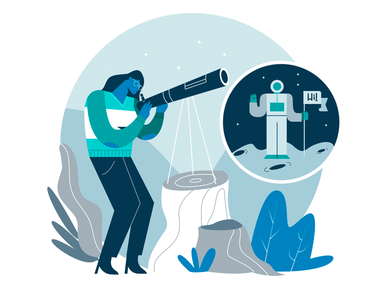 Say Hello And Start A Conversation by Felipe Charria on Dribbble