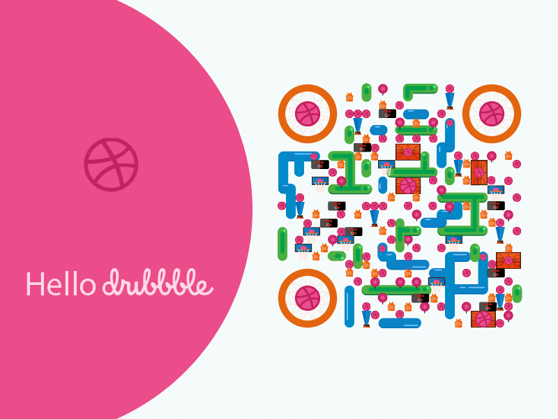 Hello Dribbble by Ivan Zhang on Dribbble