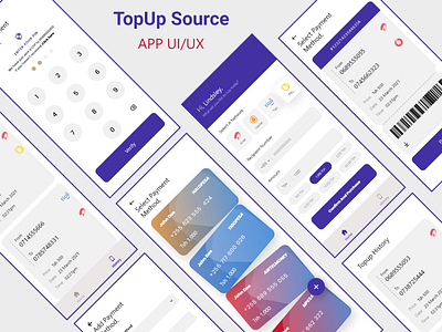 TopUp Source app by Design by Njf on Dribbble