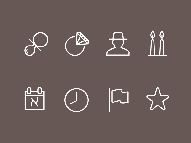 Lifecycle Icons by Enon Avital on Dribbble