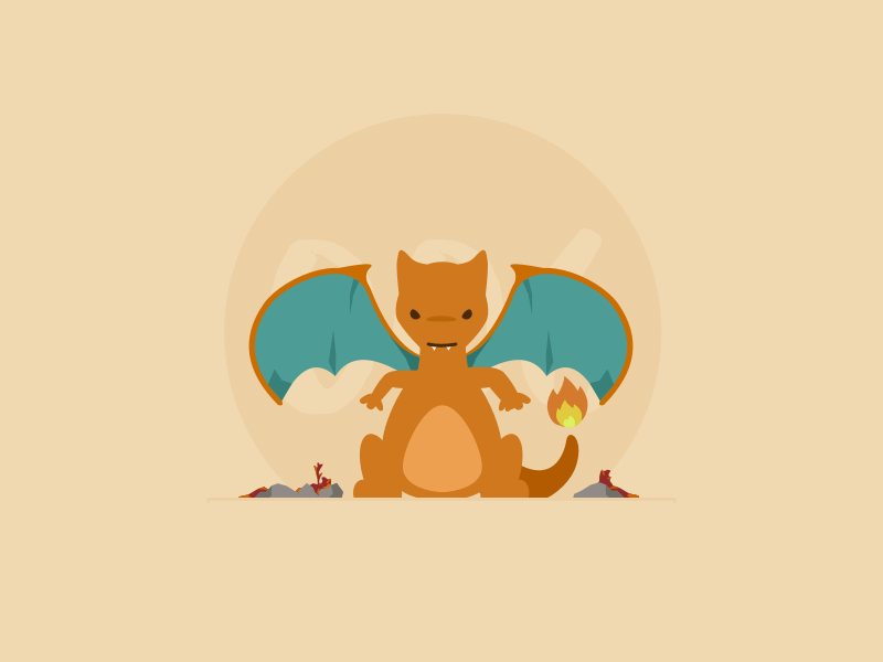006 Charizard by Mel Fisher-Wellman on Dribbble