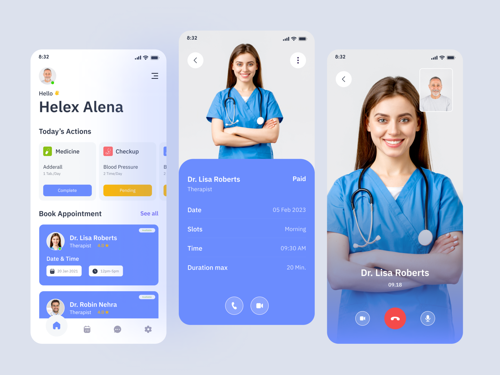 Medical service - Mobile App by Designmint on Dribbble