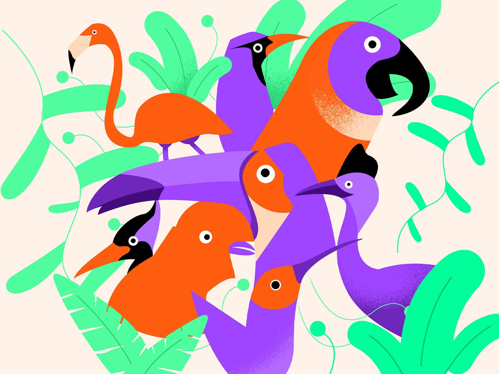 Birds 🐦 by Paulo Tirabassi on Dribbble