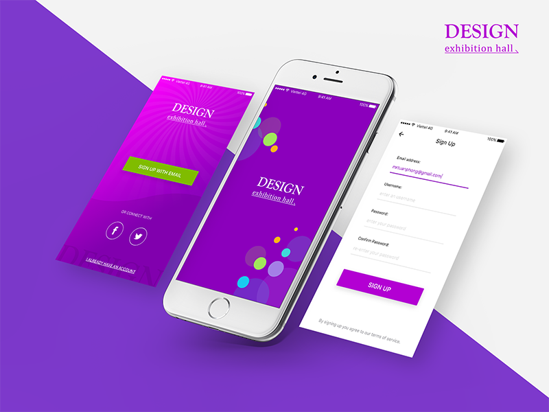 Design Exhibition Hall by Phong Do on Dribbble