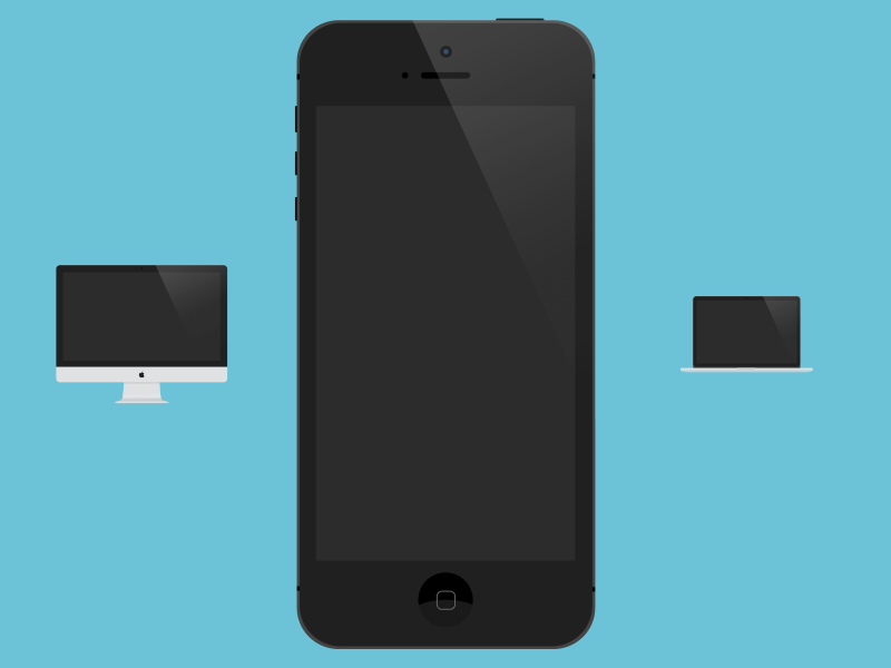 Apple devices by Tim Grochowski on Dribbble