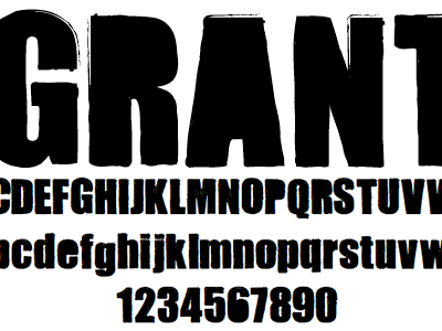 Free Font - Grant by jaime.radar on Dribbble