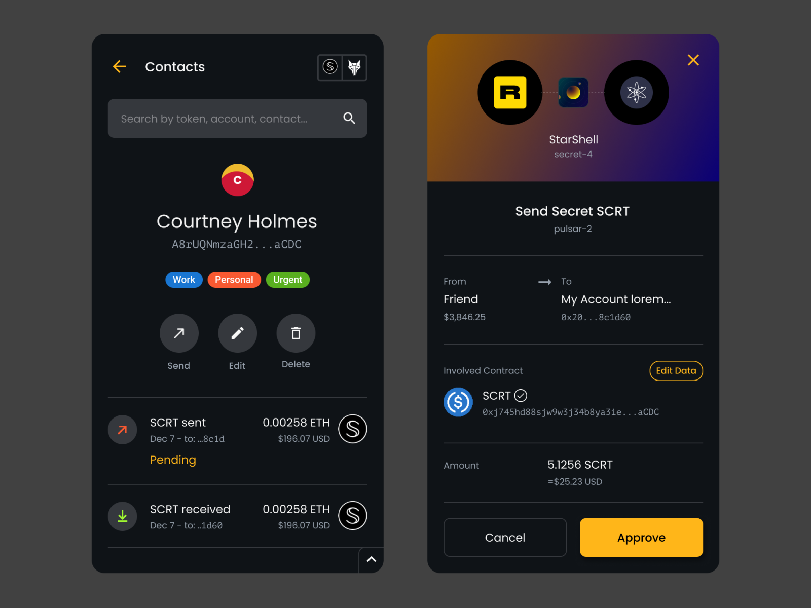Ui Design For Crypto Wallet And Browser Extension By Aleksandr On Dribbble 