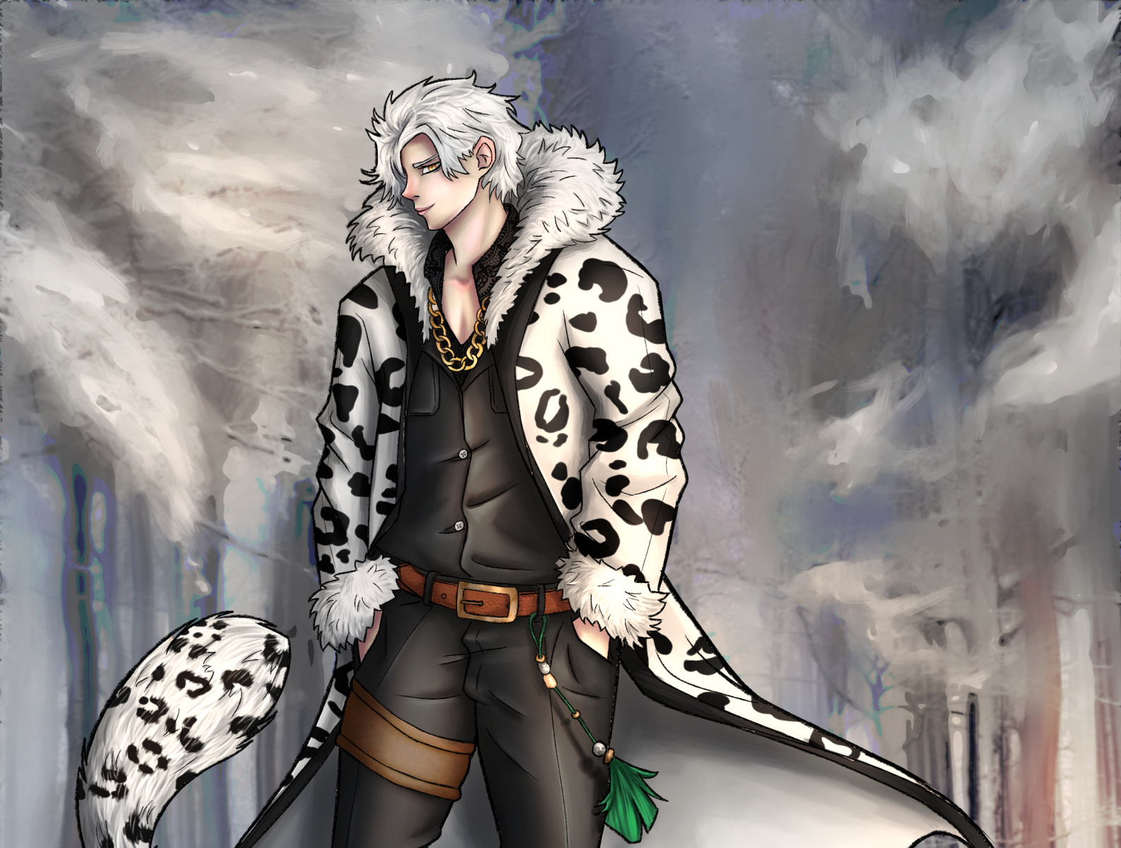 Snow Leopard Character by Ettiene on Dribbble