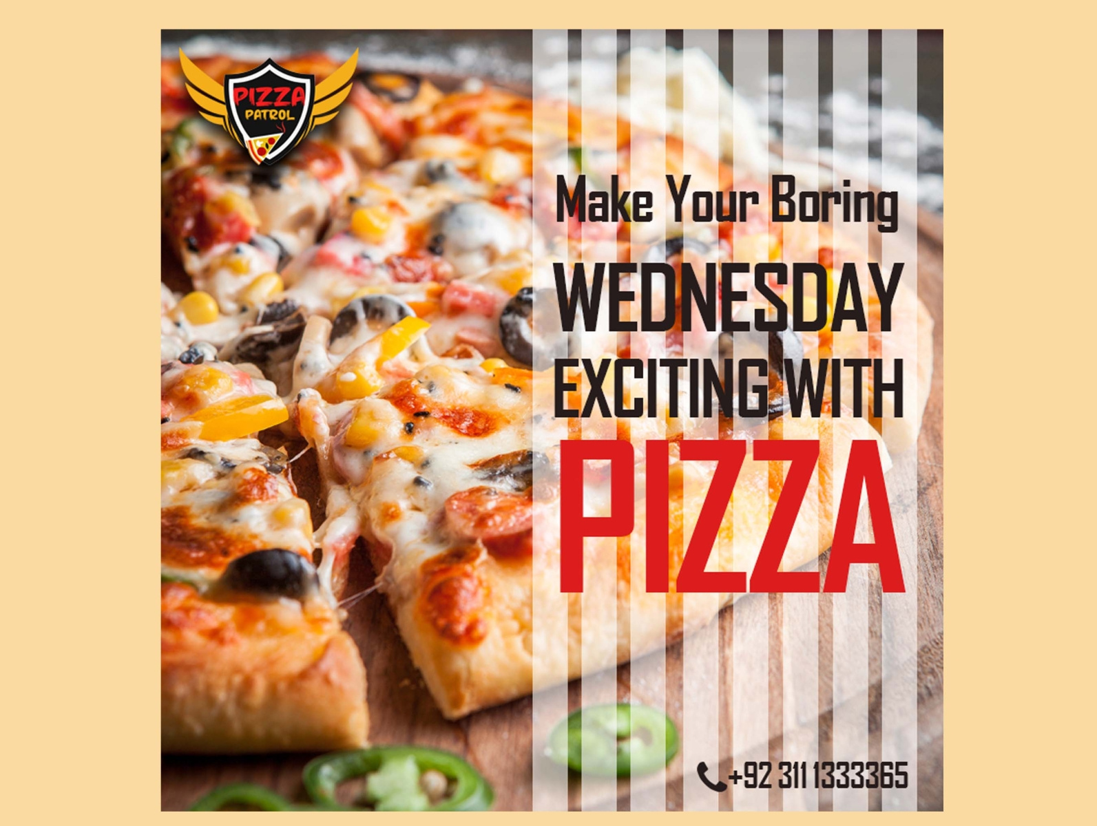 Pizza Post - Pizza Patrol by Muskan Rizvi on Dribbble