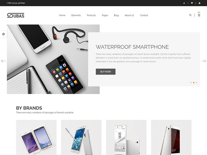 Subas – Electronics eCommerce Bootstrap Template by 5 Dollar HTML on ...