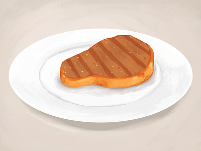 Steak by Plinio Nitzsche on Dribbble