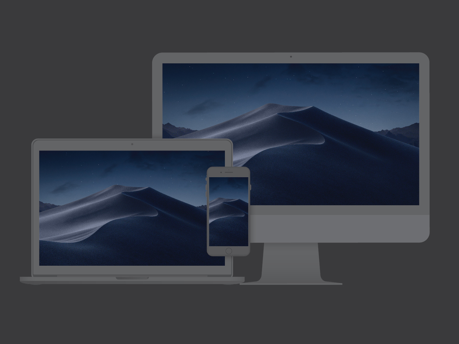 Matte Black Device Mockups by Jordan Stephensen on Dribbble