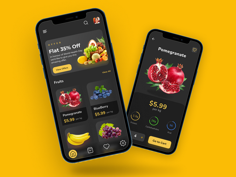 Fruit Selling App UI/UX Design by Ambuj Mishra on Dribbble