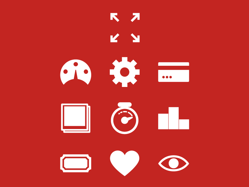 Web Font Icons by Thomas Woodson on Dribbble