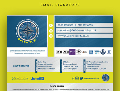Email Signature Design by Waleed Dawood on Dribbble