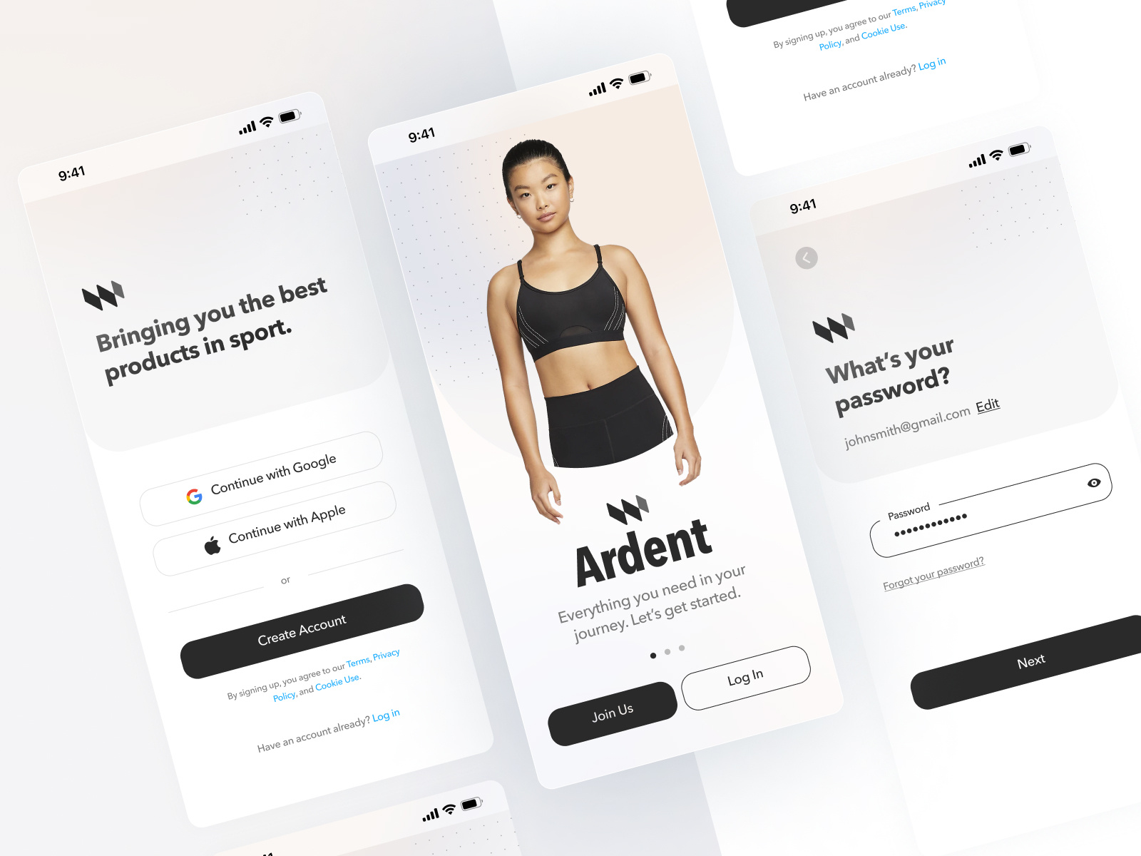 Sports E-Commerce Sign Up by Jaykey del Mar on Dribbble