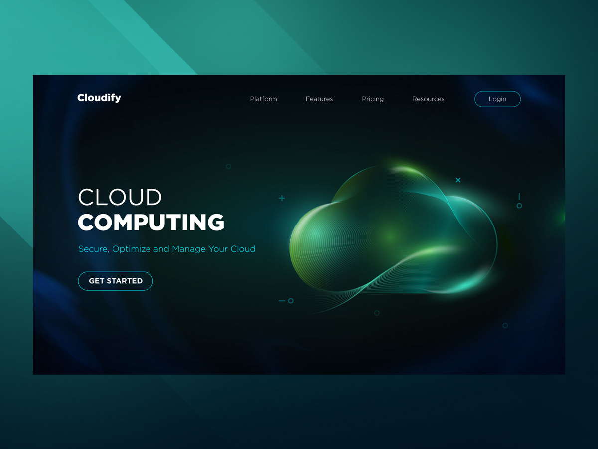 UI Design - Cloud Computing by Girish Hegde on Dribbble