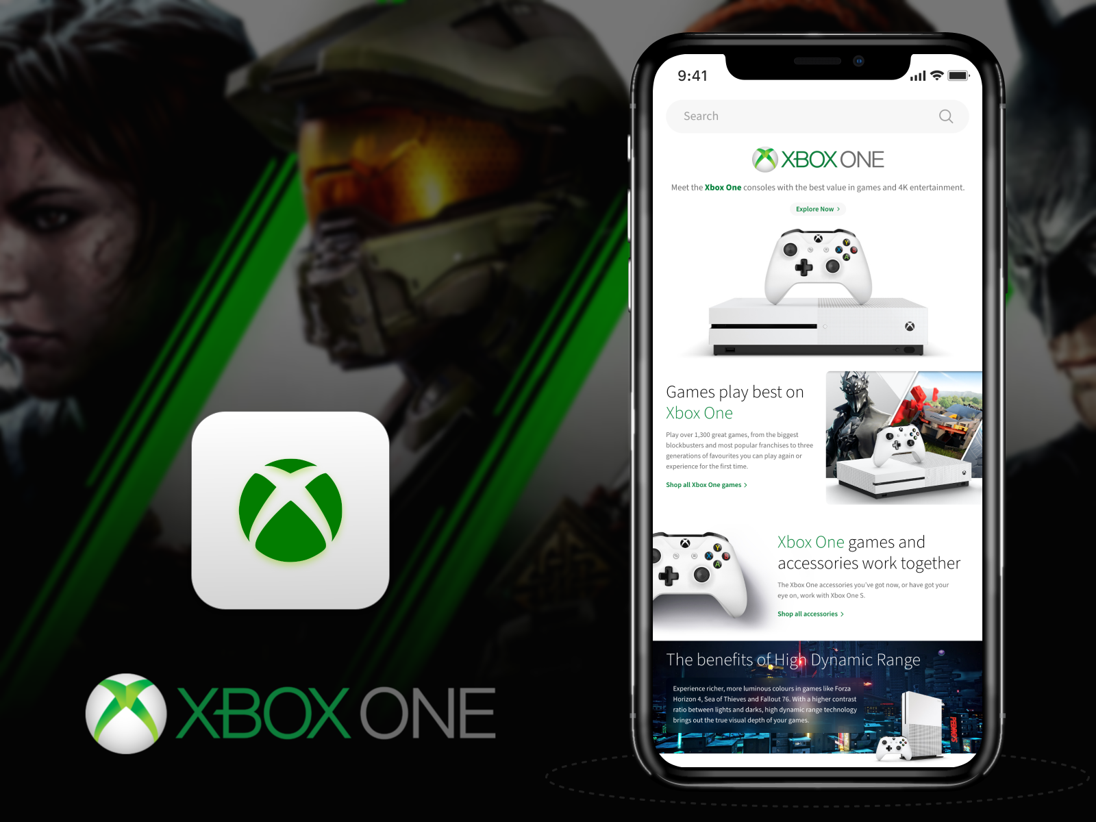 XBOX Concept App by Ashish Singh on Dribbble