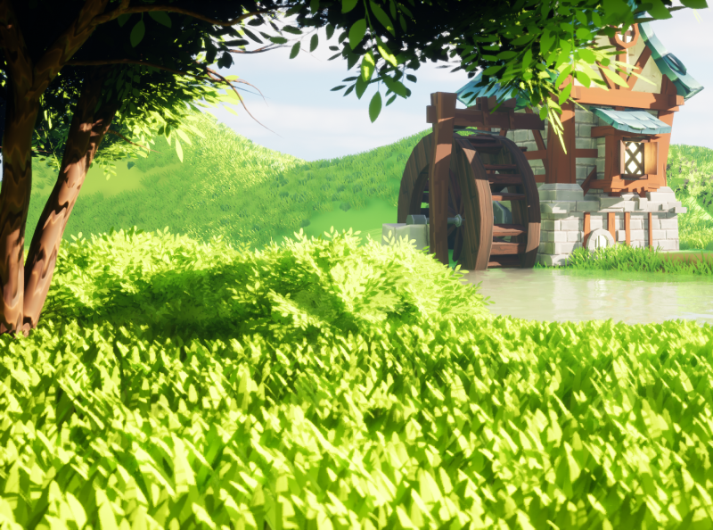 Hello everyone it's a new stylized environment made in UE5. by levan ...