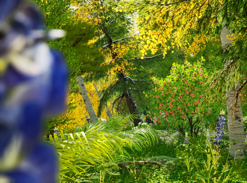 Forest environment made in unreal engine5 edit in photoshop. by levan ...