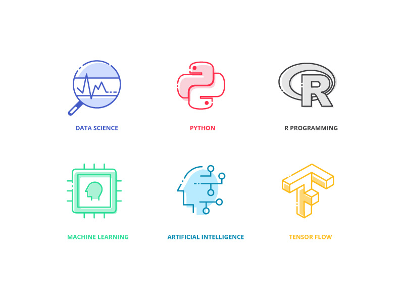 Technical Course Icons by Aswathi NM on Dribbble