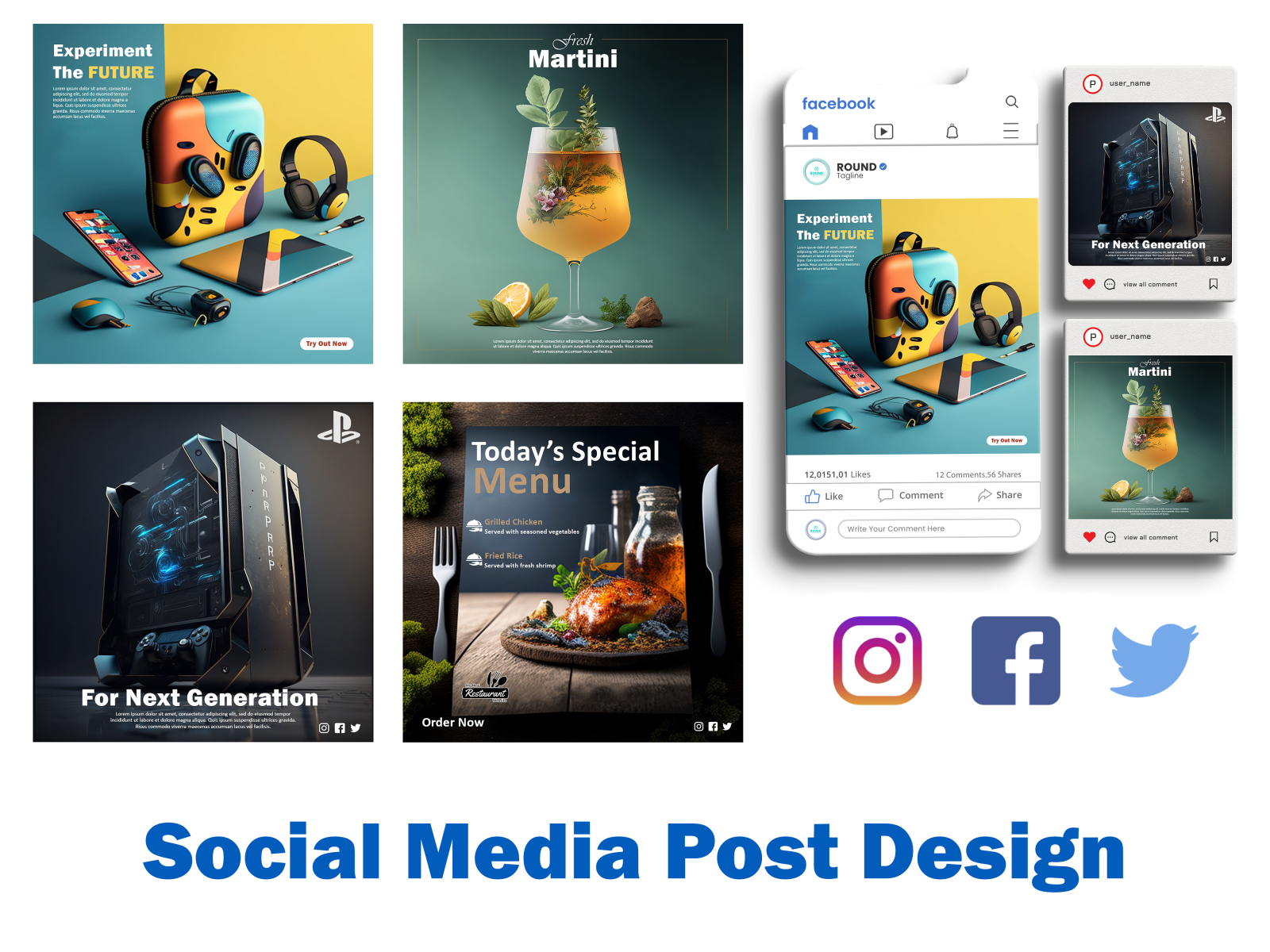 Social Media Post Design. by Md Rasel Sheikh on Dribbble