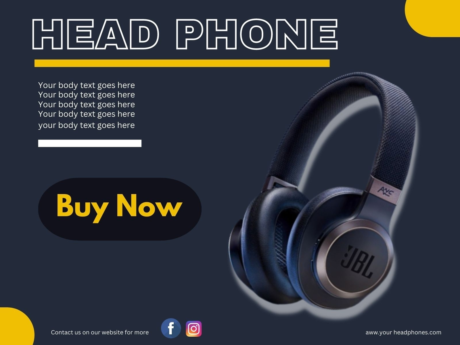 Poster Design : Head Phone Horizontal Banner Design by Akanksha gupta ...