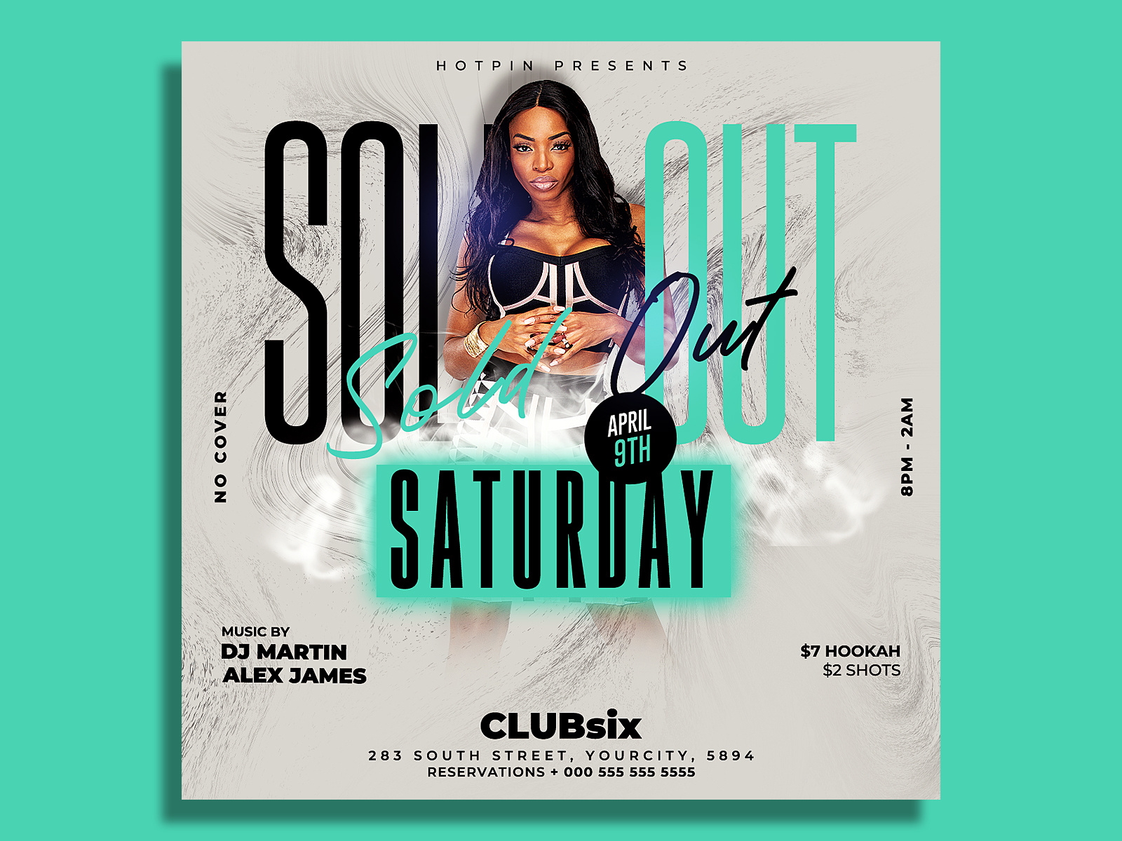 Night Club Flyer Template By Hotpin On Dribbble