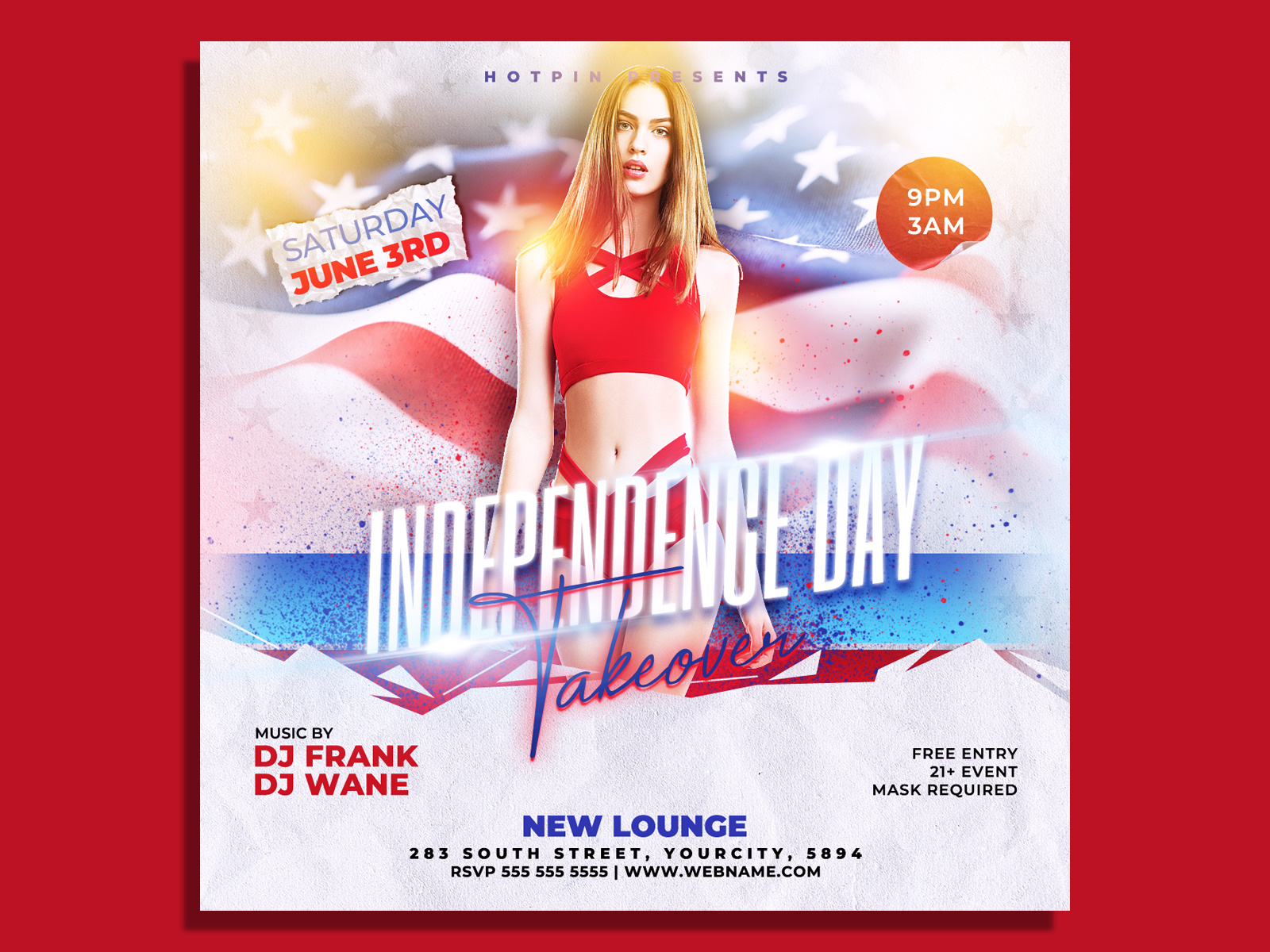 Independence Day Flyer Template by Hotpin on Dribbble