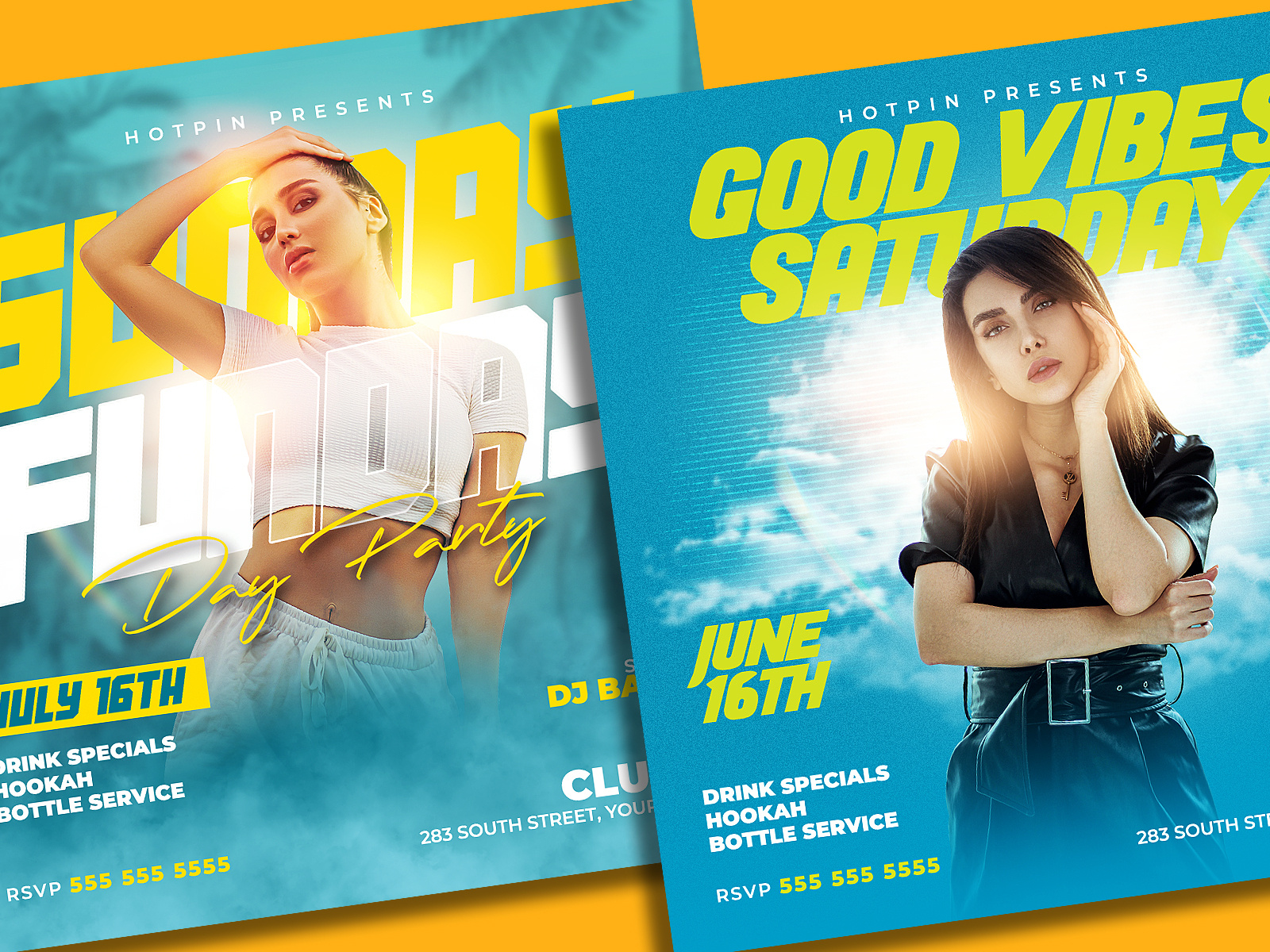 Night Club Flyer Bundle by Hotpin on Dribbble
