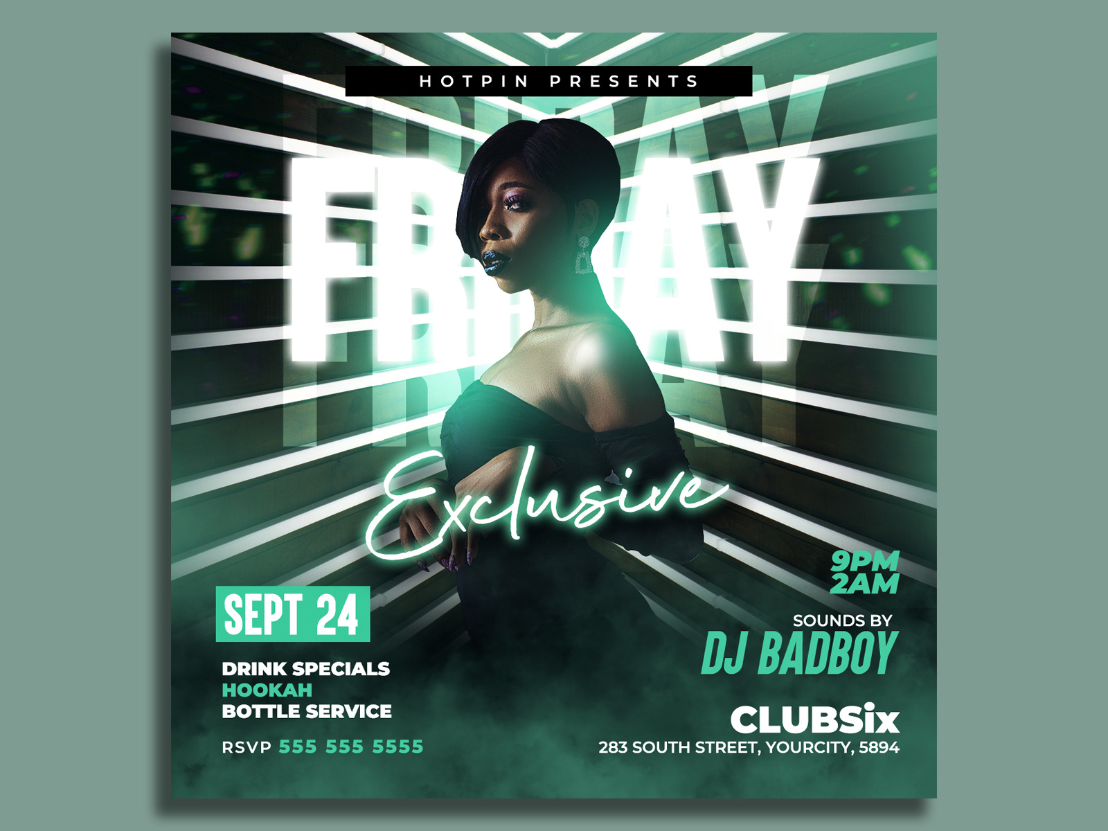 Party Flyer Template by Hotpin on Dribbble