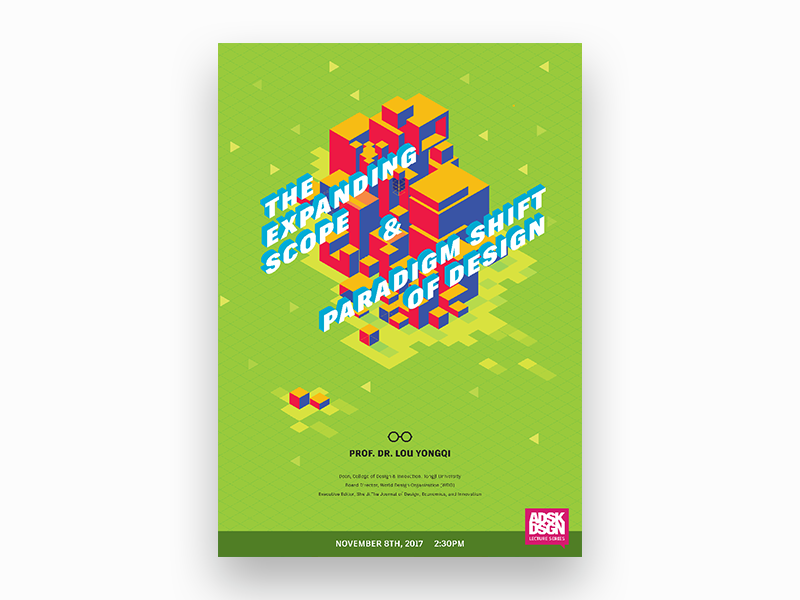 Poster for AUTODESK Design Lecture Series by Kan on Dribbble