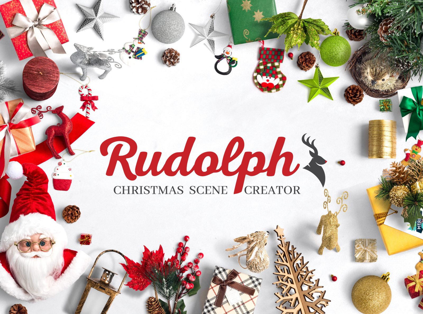 Rudolph Christmas Scene Creator by Carlos Viloria on Dribbble