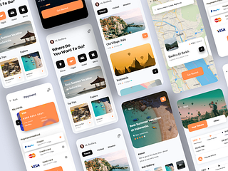 Trip Planner Mobile Application Design (Light Version) by Dotpixel ...