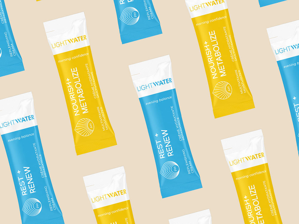Lightwater Single Use Skincare Packaging By Necula Creative On Dribbble