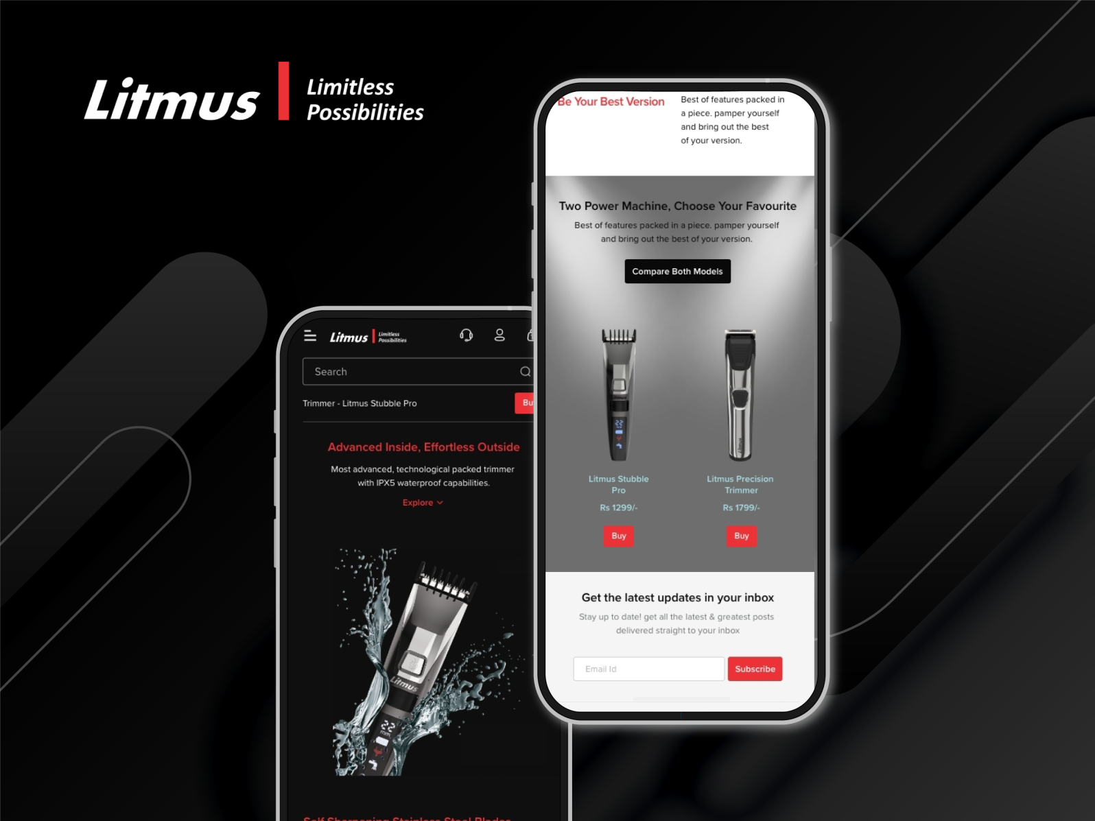 Litmus Mobile App Design by Vicky K for zazzy on Dribbble